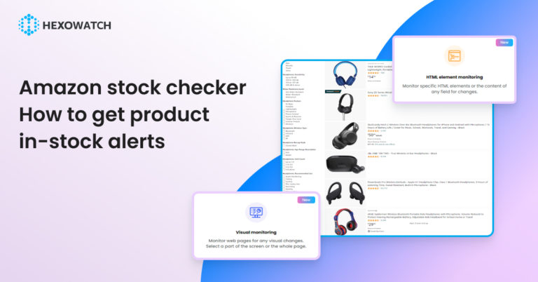 Amazon Stock Checker How To Get Product In Stock Alerts Hexowatch