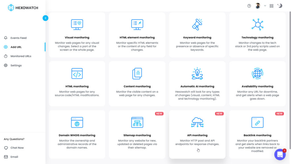 How to monitor any API for uptime or response issues | Hexowatch