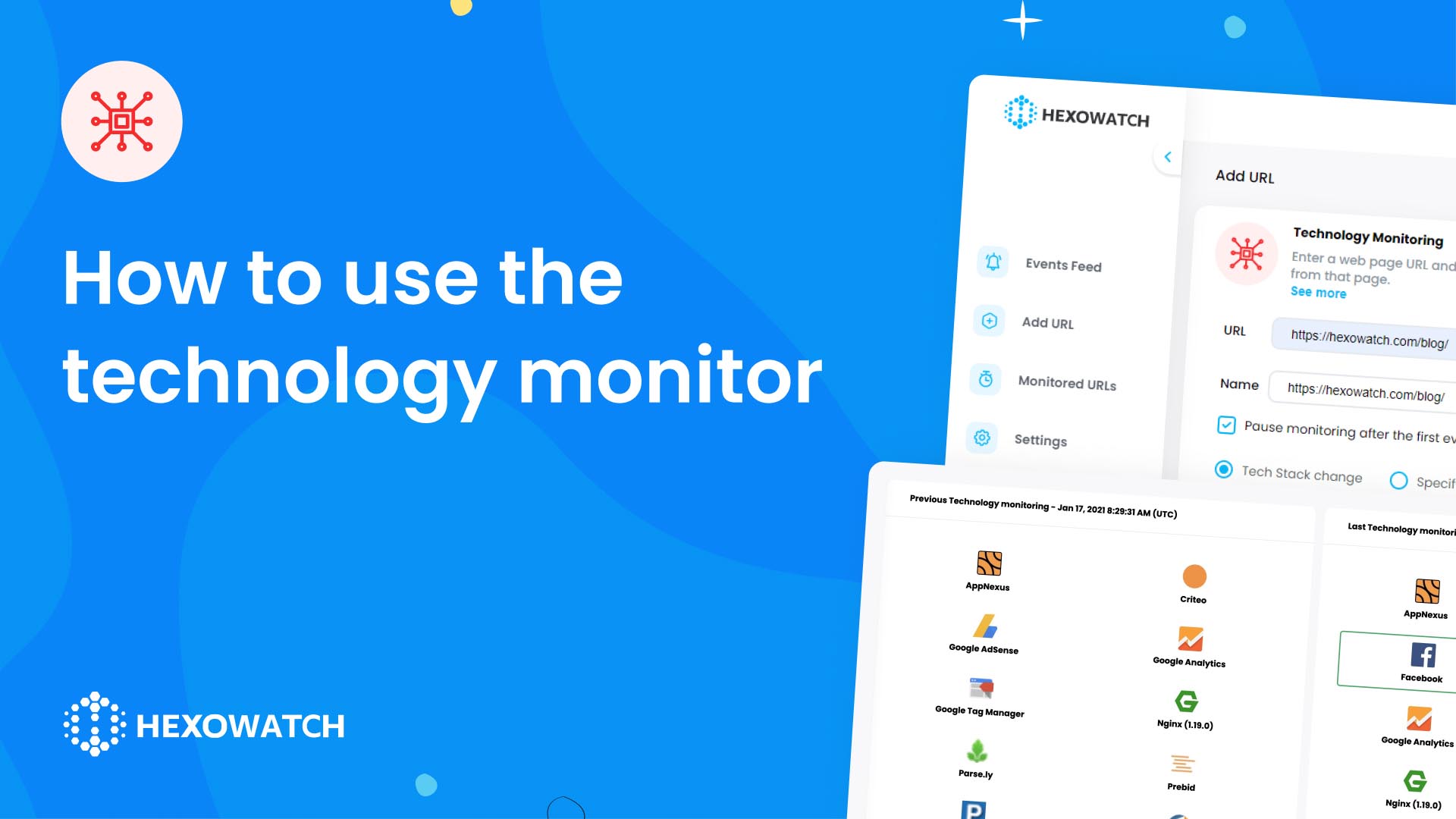 How to monitor any page for tech stack changes [VIDEO] | Hexowatch