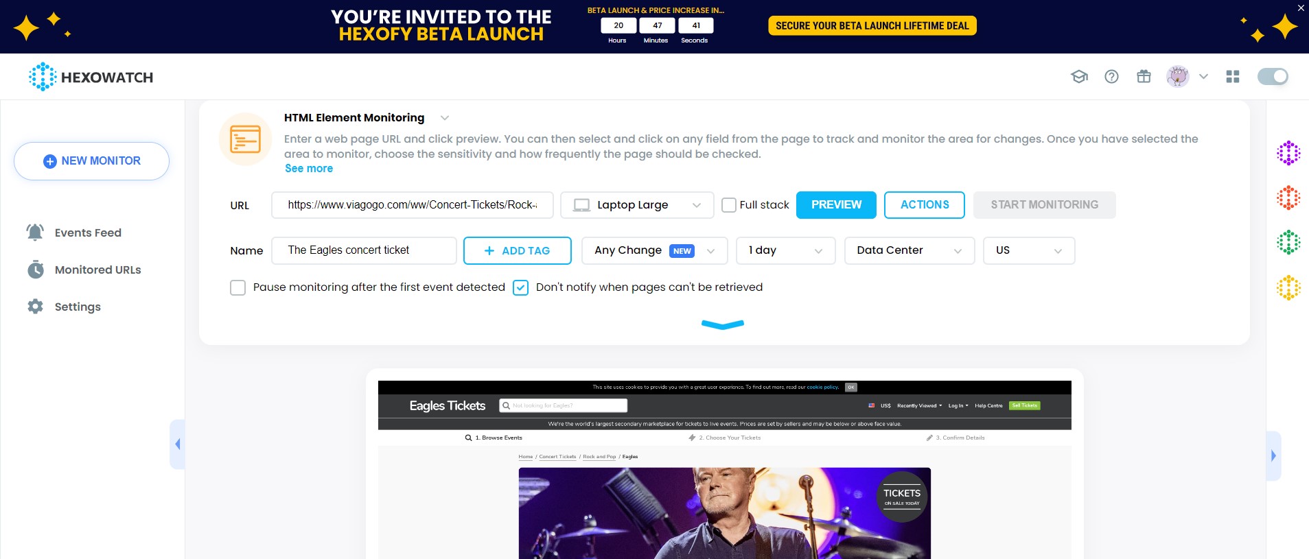 How to Fast Track Concert Tickets Before They Get on Sale | Hexowatch