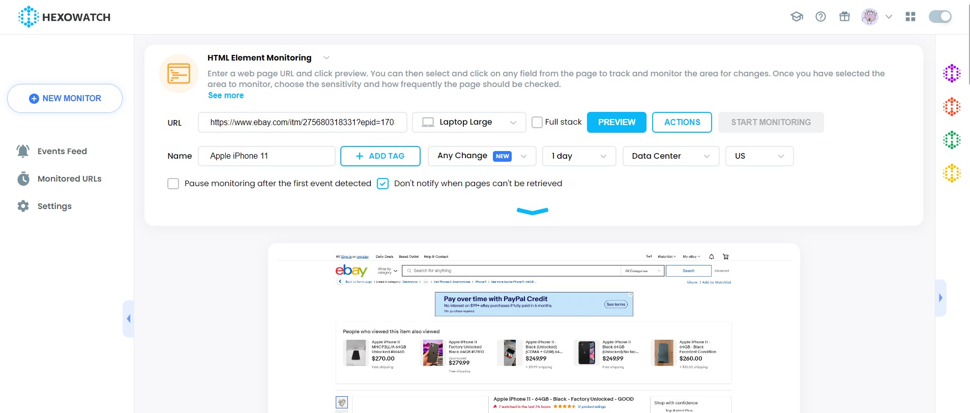 eBay price tracker - Monitor eBay products & get price drop alerts ...